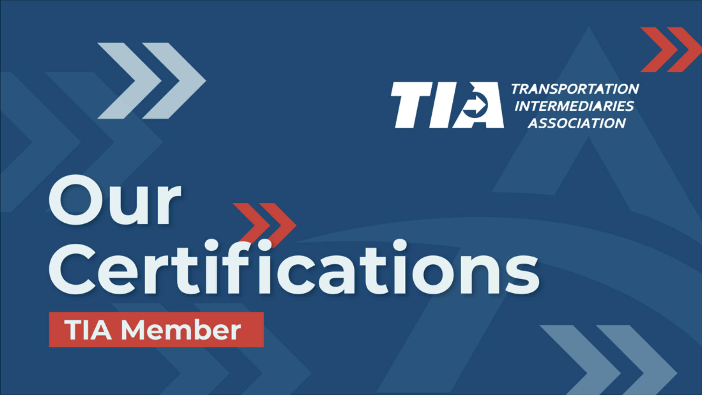 Key Certifications & TIA Membership - Agramont Worldwide